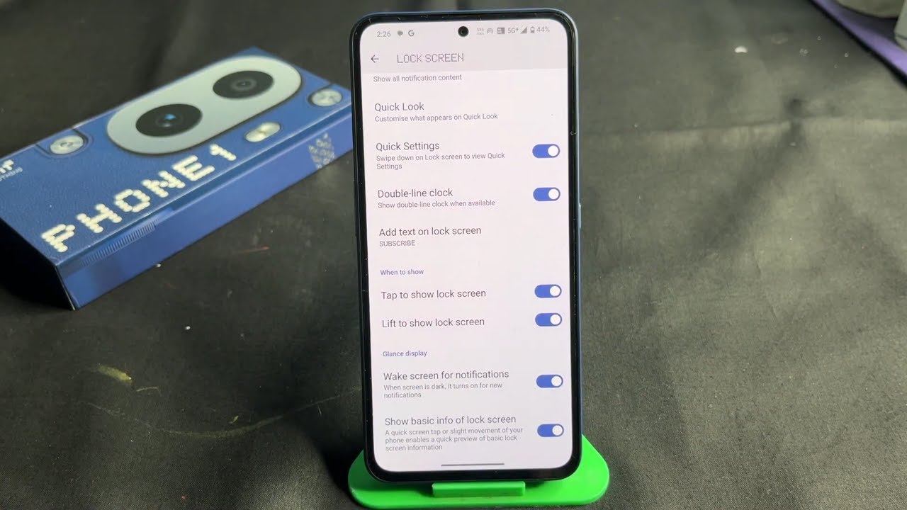 CMF Phone 1 - Wake Screen For Notifications | Wake Screen When a ...