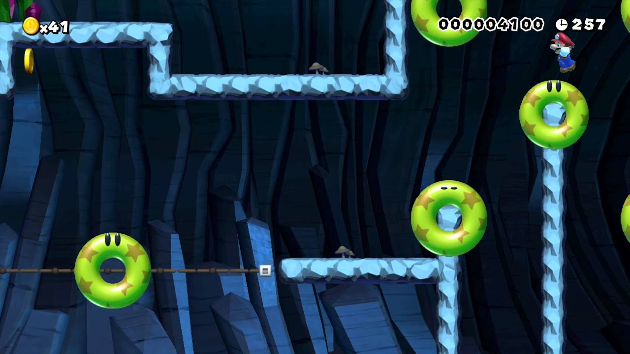 Super Mario Maker Levels: "Challenging Bumpers" - YouTube