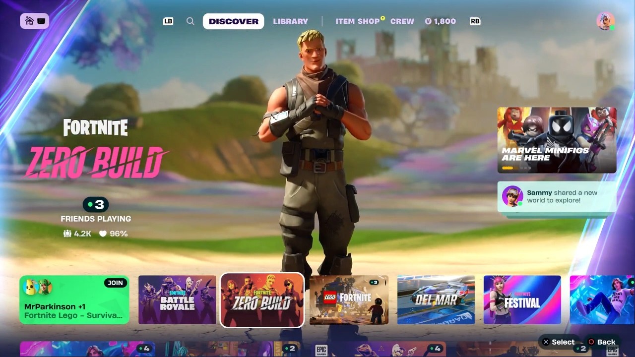 New Fortnite Metaverse Lobby - YouTube