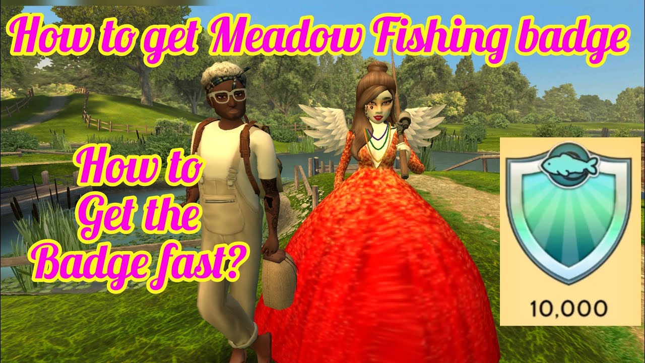 Meadow fishing badge avakin life|How to get forgotten meadow fishing ...