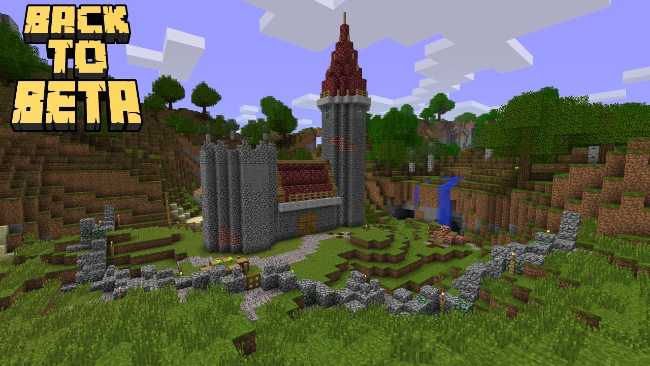 Experimental Building in Minecraft Beta 1.7.3 - YouTube