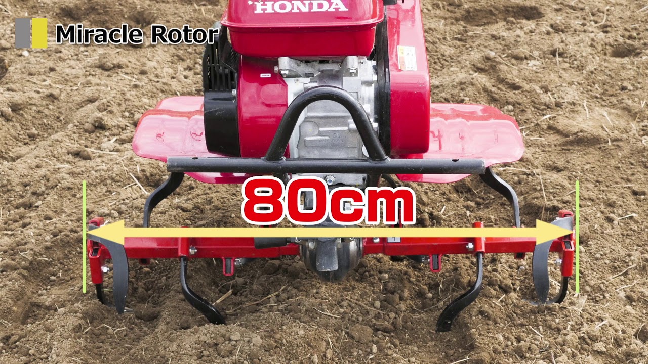 Honda FQ650 Rotavator attachment - YouTube