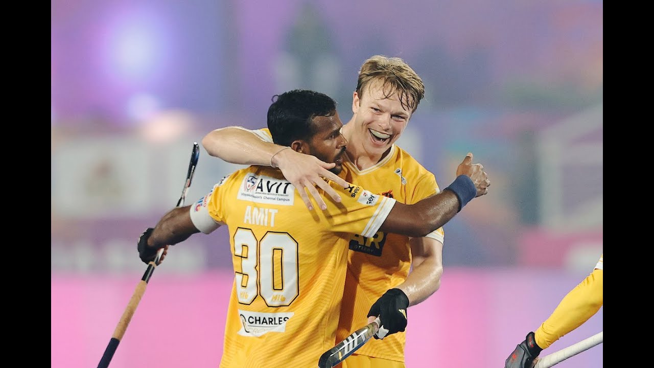 Nathan Ephraums GOAL For Tamil Nadu Dragons | Key Moments | Hockey ...