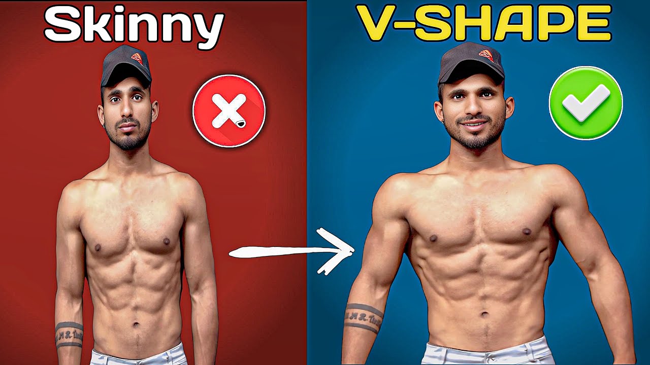 Get V- SHAPE Body In 2 Week ( 5 EXXERCISE ) V-Shape बॉडी बनाए कुछ ही ...
