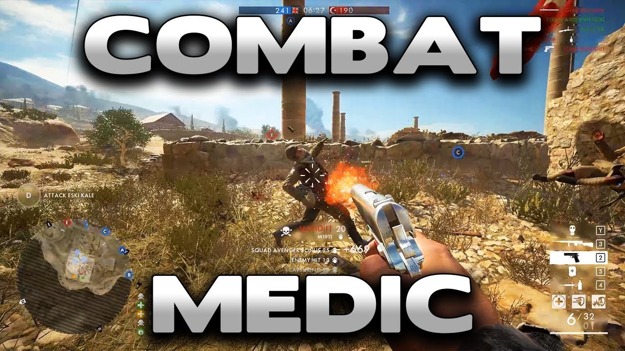 Battlefield 1 Combat Medic 2 - YouTube