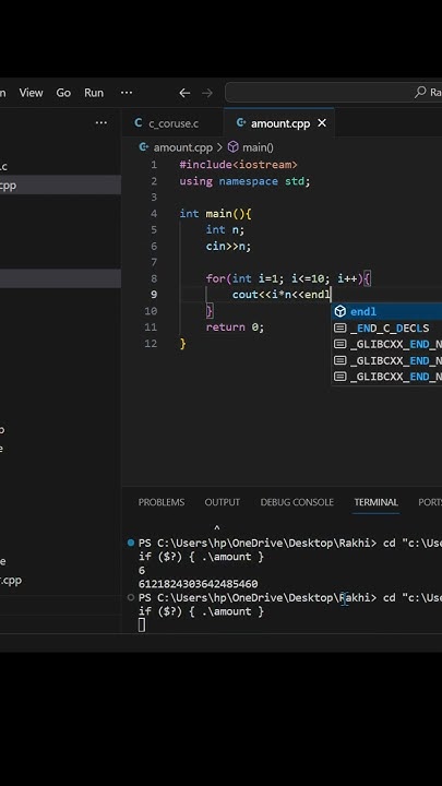 c++ Table print #coding #youtubeshorts #c #c++ #cpp #shorts #short - YouTube