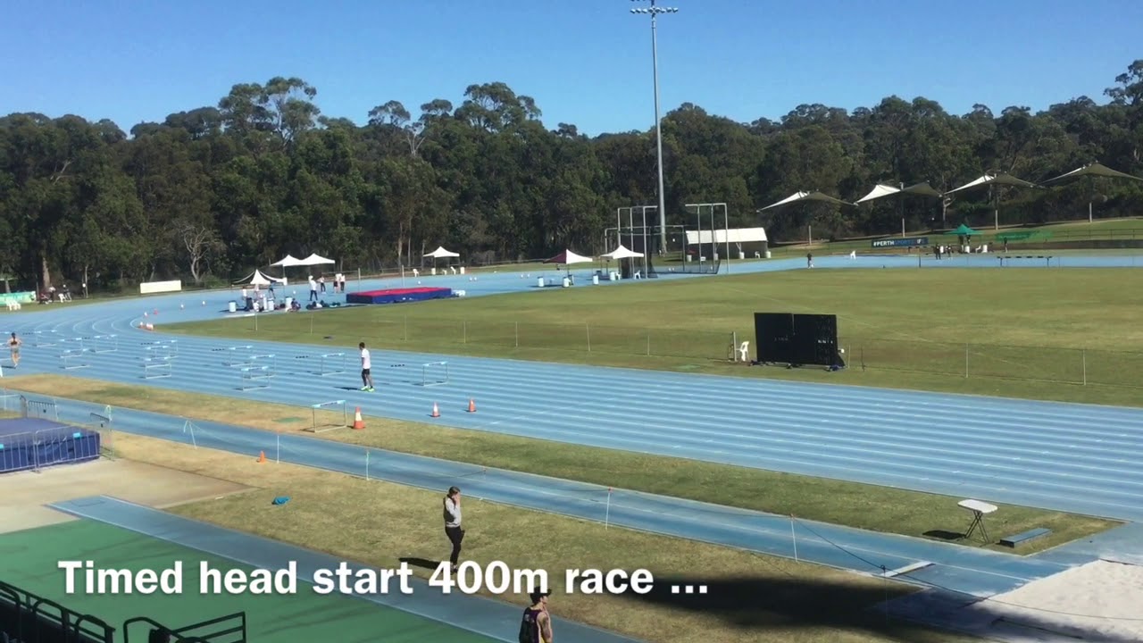 2020 Around The Block 400m Race - YouTube