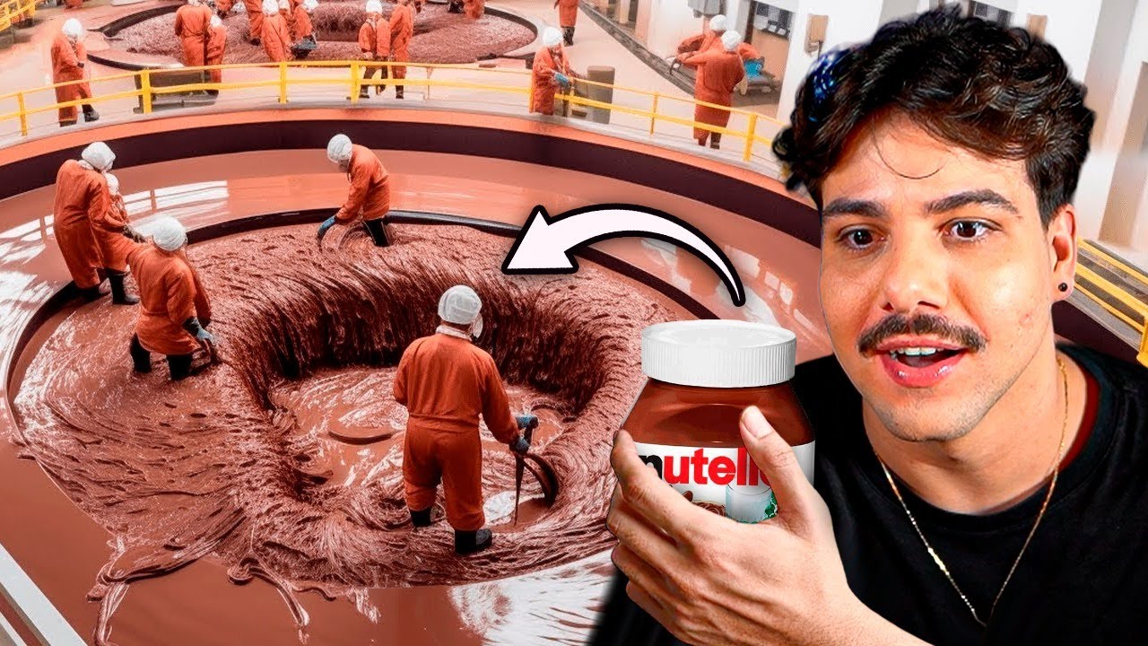 Vim ver como a Nutella é feita e saí do vídeo com a boca salivando - YouTube