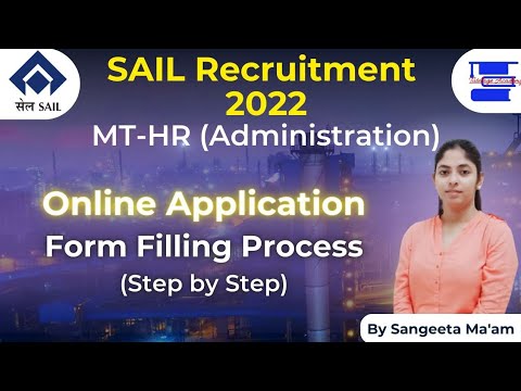SAIL MT HR Online Application form filling process Step by step||SAIL ...