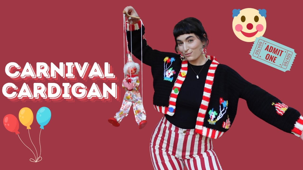 CROCHET PATTERN TEST WITH ME - Carnival Cardigan - YouTube