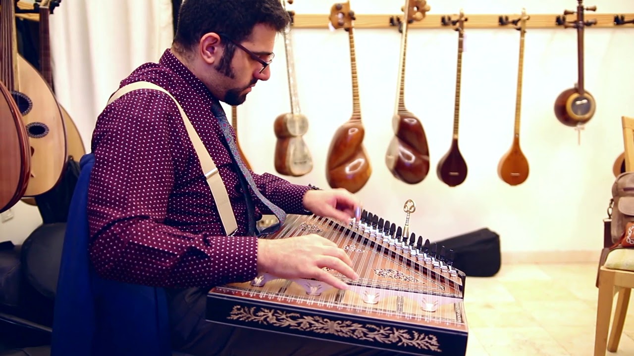 Amazing Kanun Solo in Bayat on a Mustafa Saglam Turkish Kanun - YouTube