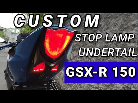 BIKIN LAMPU REM LED TAMBAHAN (UNDERTAIL STOPLAMP) - SUZUKI GSX-R 150 / ...