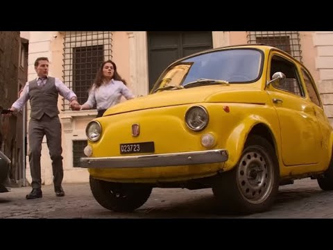 Mission Impossible - Dead Reckoning ft Fiat 500 - Rome chase scene ...