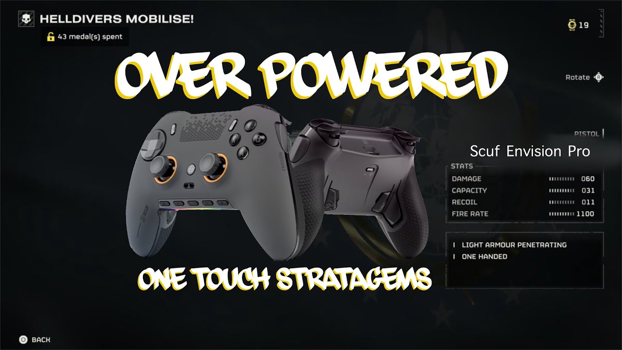 Helldivers call in STRATGEMS with a single button! [Scuf Envision Pro Tip] - YouTube