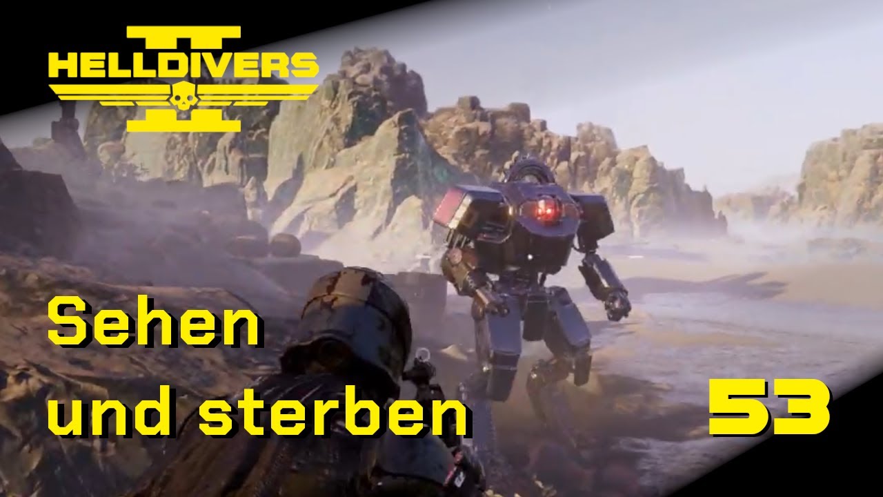 Das Missionsgebiet sehen und sterben gehen | Helldivers 2 | Ep. 53 - YouTube