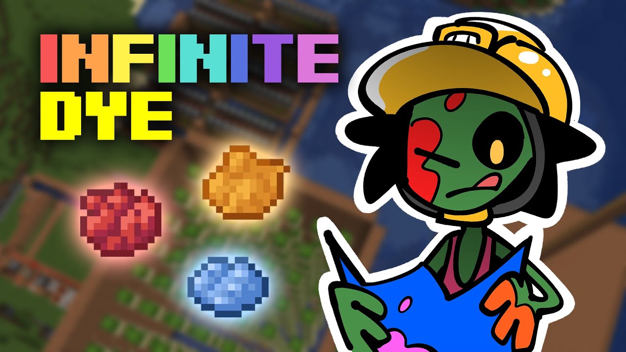 I made a Dye Factory in Minecraft - YouTube