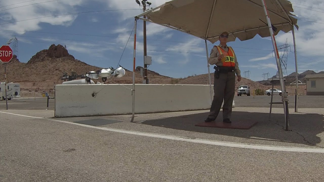 U.S. Bureau of Reclamation Security Checkpoint, Hoover Dam's Armed ...