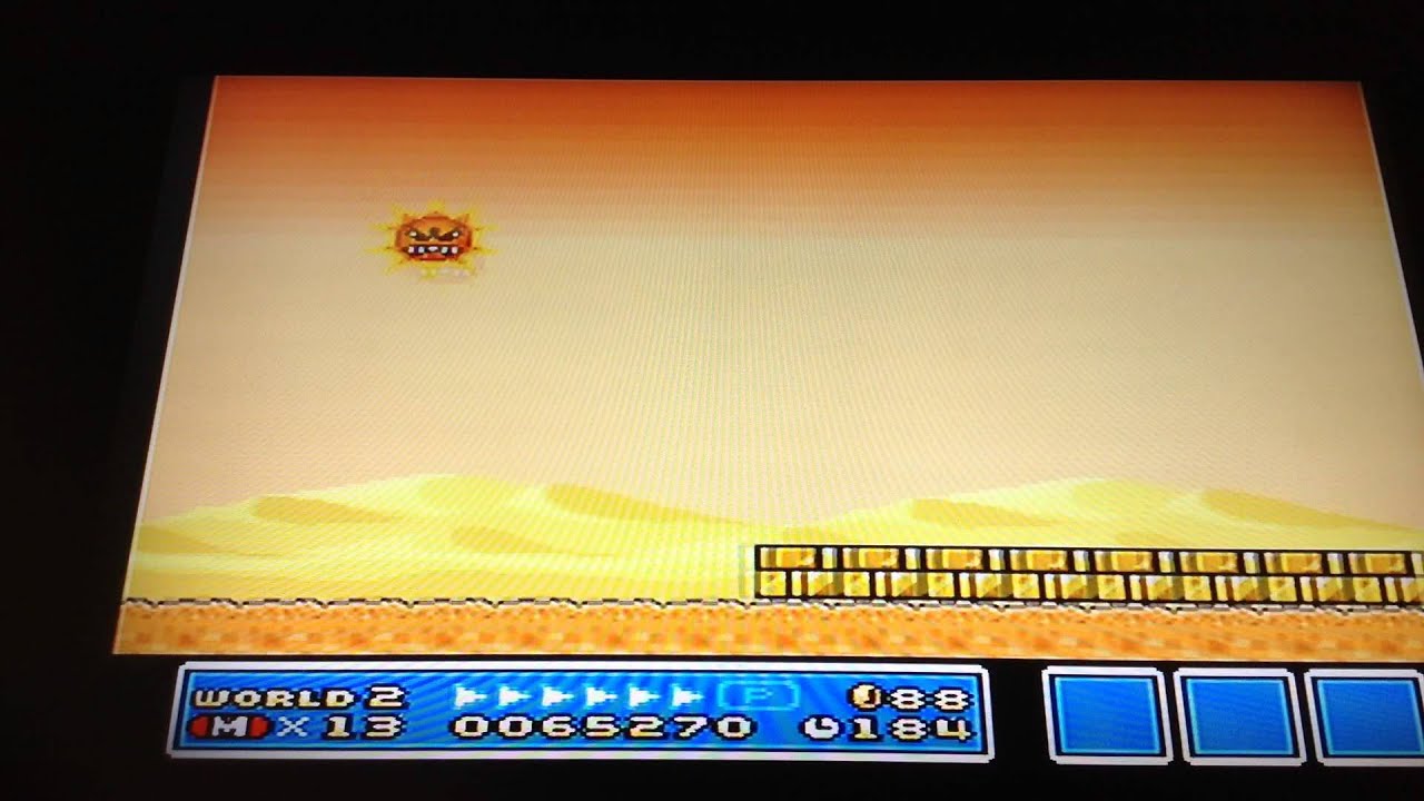 Mario bros 3 world 2 sand level - YouTube