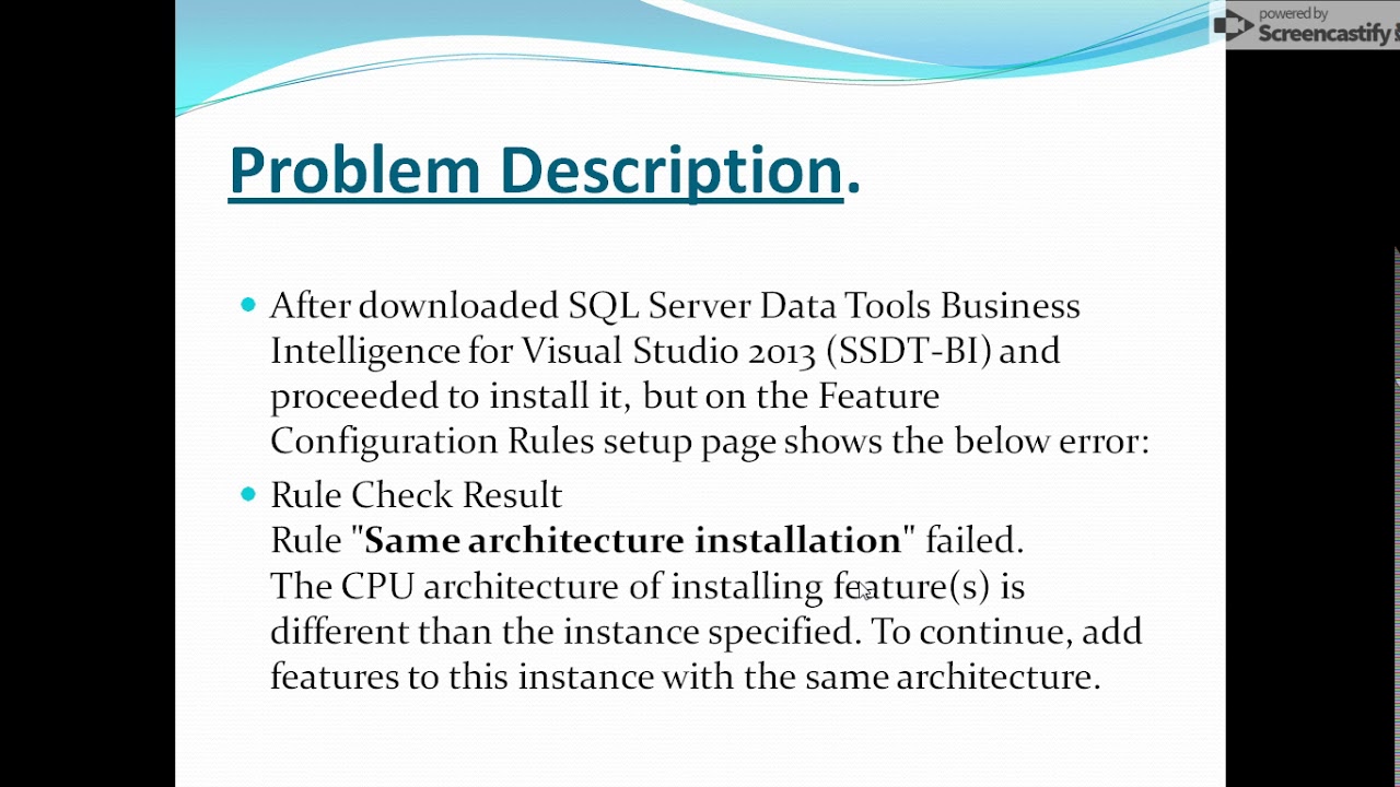 Rule Same architecture installation failed - YouTube