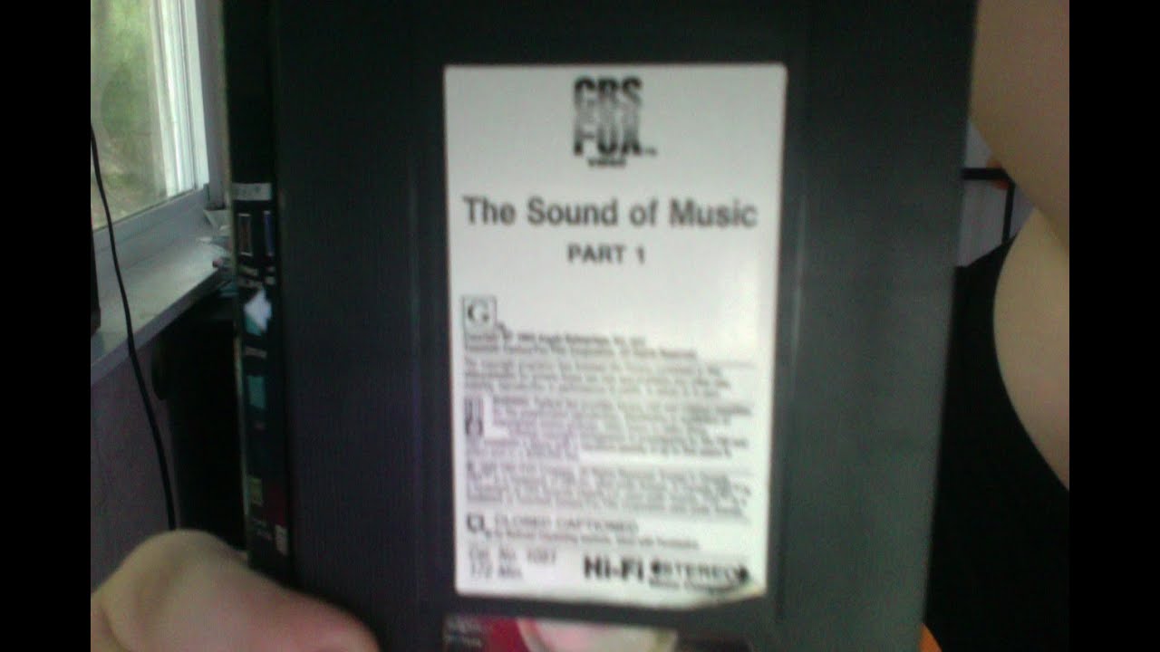 Opening To The Sound Of Music 1986 VHS (1988 Reprint) (Magnavox VCR ...