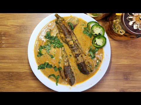 How to make Bharva Baingan masala/stuffed brinjal curry with long ...
