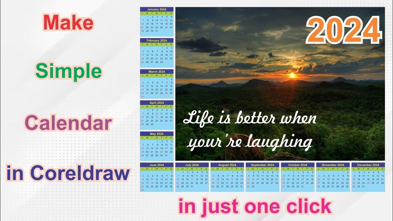 Make Simple Calendar In Coreldraw Just One Click YouTube make-simple-calendar-in-coreldraw-just-one-click-youtube