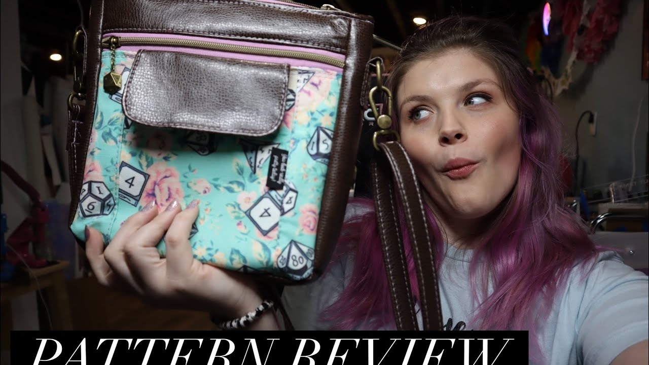 Pattern Review - The Flair Crossbody bag by Bagstock Designs - YouTube
