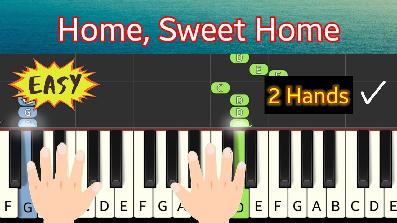 Home, Sweet Home | piano tutorial easy - YouTube