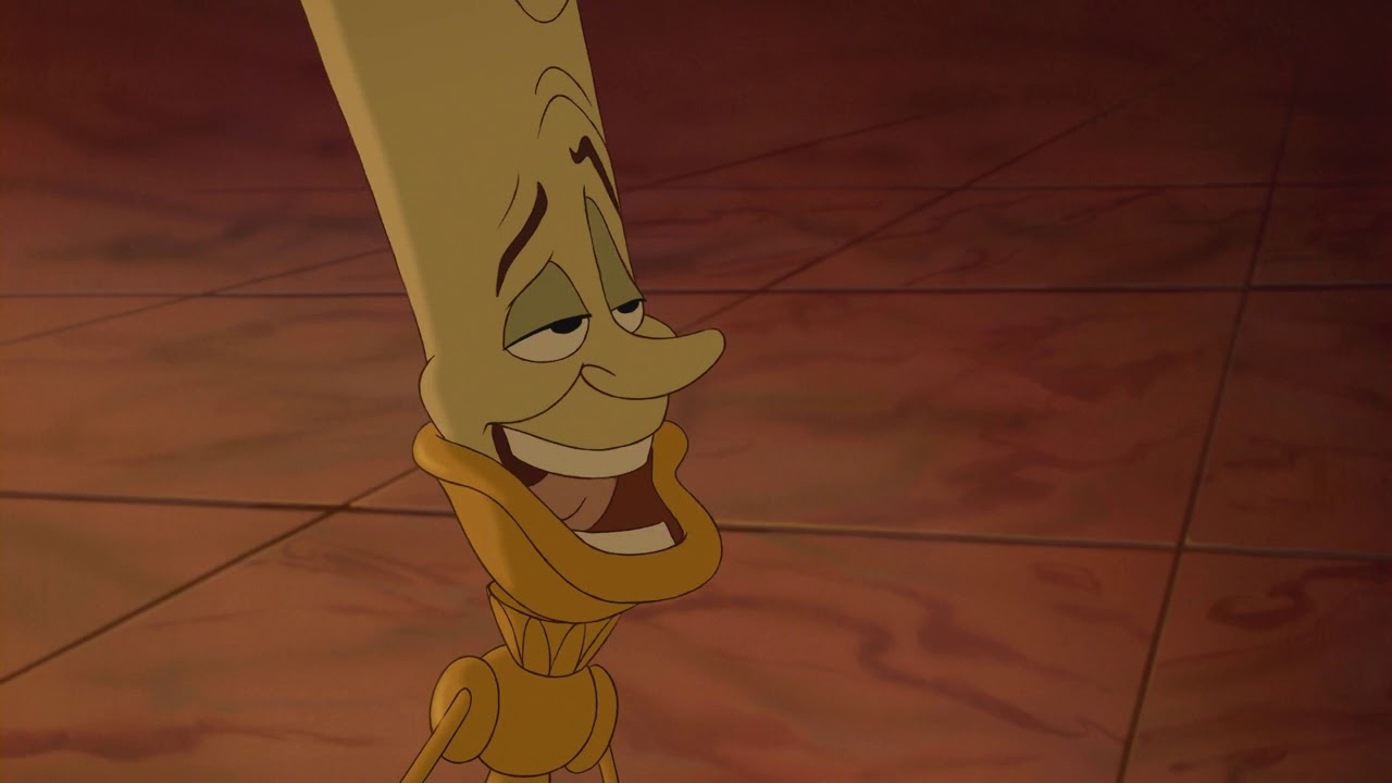 Lumiere Teaches Cinderella To Smile - YouTube
