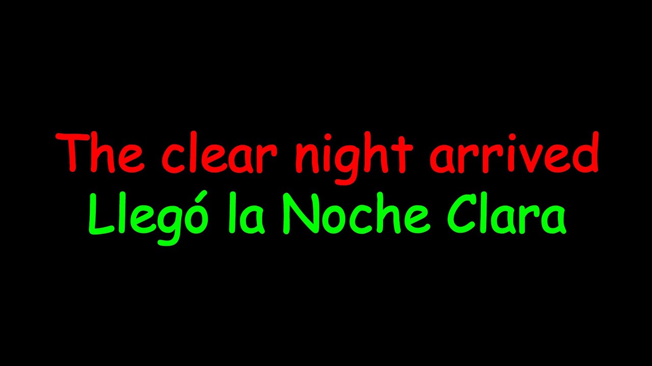 Música Relax: Llegó la noche clara (The clear night arrived) - YouTube