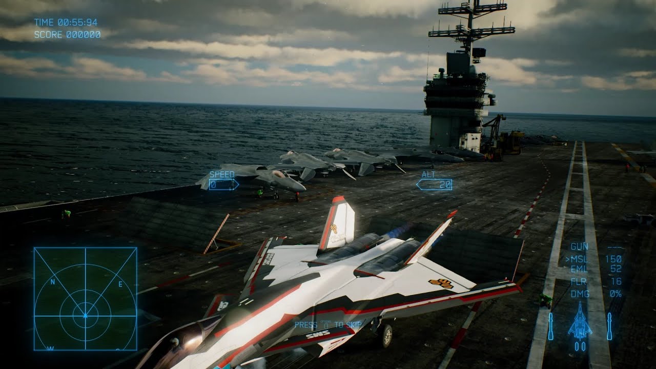 Ace Combat 7 - [CFA-44 with UAV-45 Malebolge and EML] Butterfly Master ...