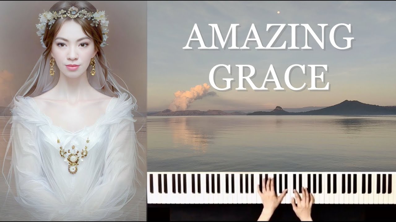AMAZING GRACE Lyrics Piano Instrumental - YouTube