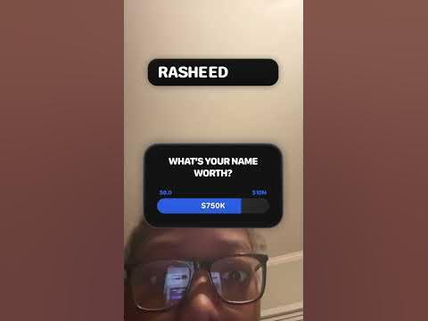 Let’s see how much your name is worth - YouTube