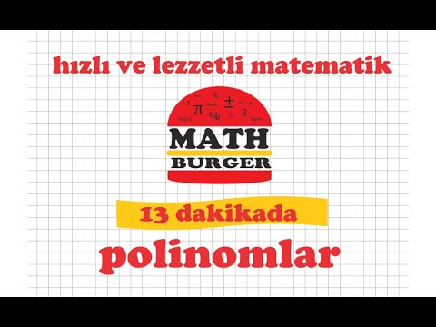 13 DAKİKADA POLİNOMLAR / KONU ÖZETİ / TEKRAR