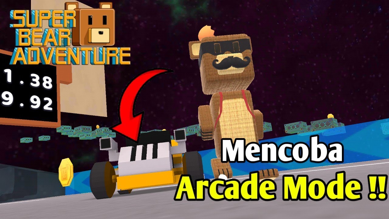 Mencoba Arcade Mode Tapi Ada Yang Aneh.. | Super Bear Adventure part 11 ...