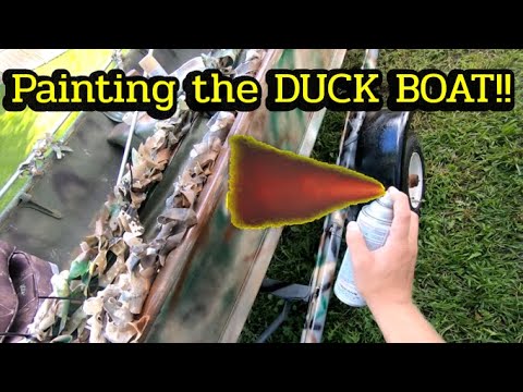 How to paint your Duck Boat and repaint decoys for Teal | Put Em Down ...