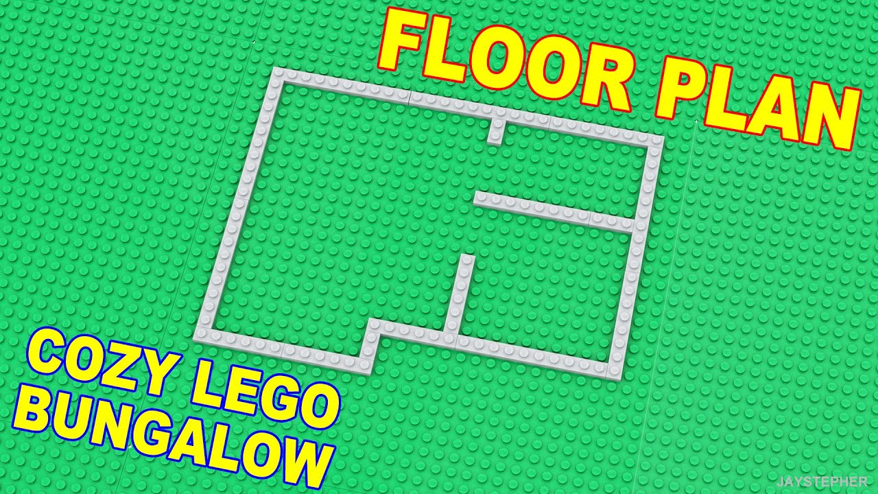 Cozy LEGO Bungalow - Floor Plan - YouTube