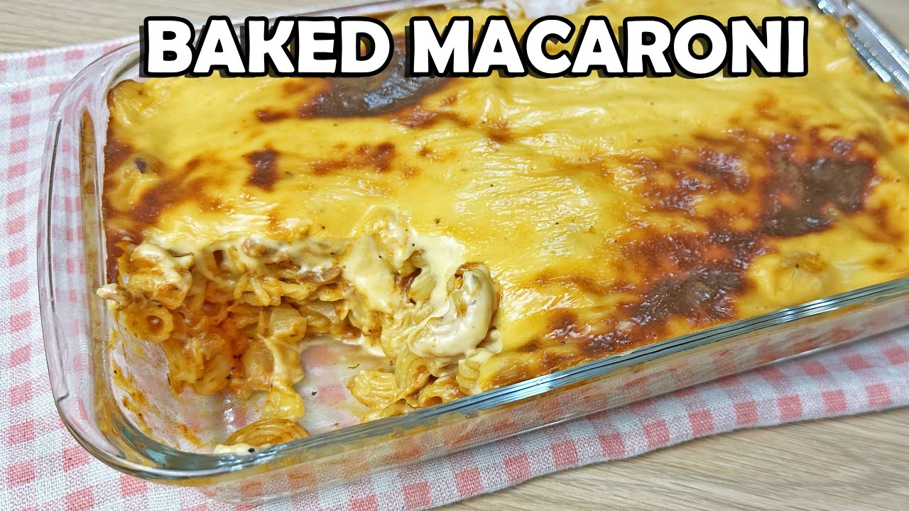 BAKED MACARONI | FILIPINO BAKED MAC | HUNGRY MOM COOKING - YouTube