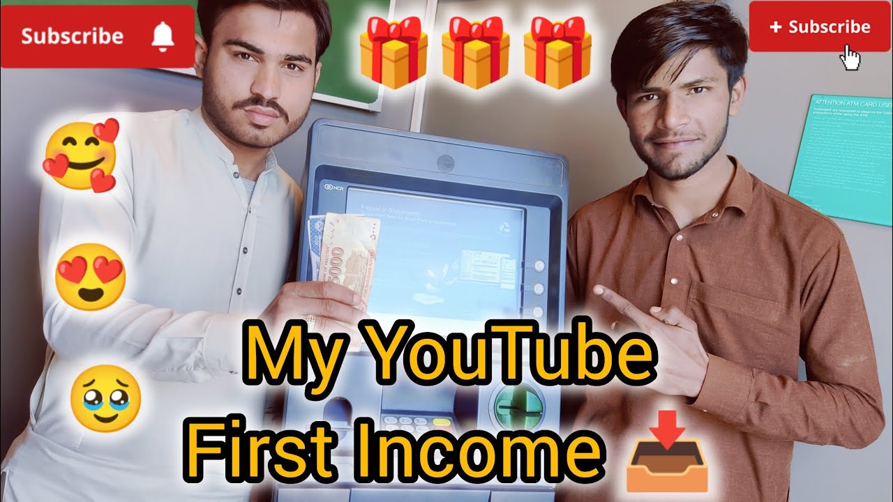 MY YouTube FIRST INCOME 🥰😍🥹 - YouTube