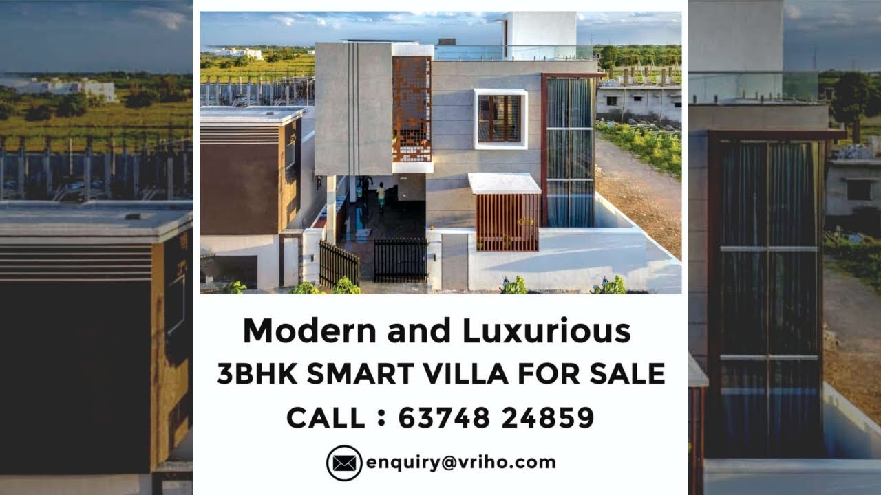 VASURA - Modern & Luxury 3BHK Smart Villa #ForSale in Trichy | Interior ...