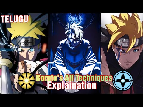 Boruto's all techniques Explained in Telugu l Boruto's rasengan uzuhiko ...