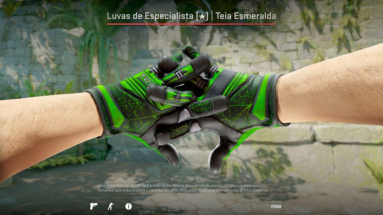 não é um sonho, é real... Apresento-lhes minha 1ª LUVA DA VIDA no CS 2 (montando inventário ...