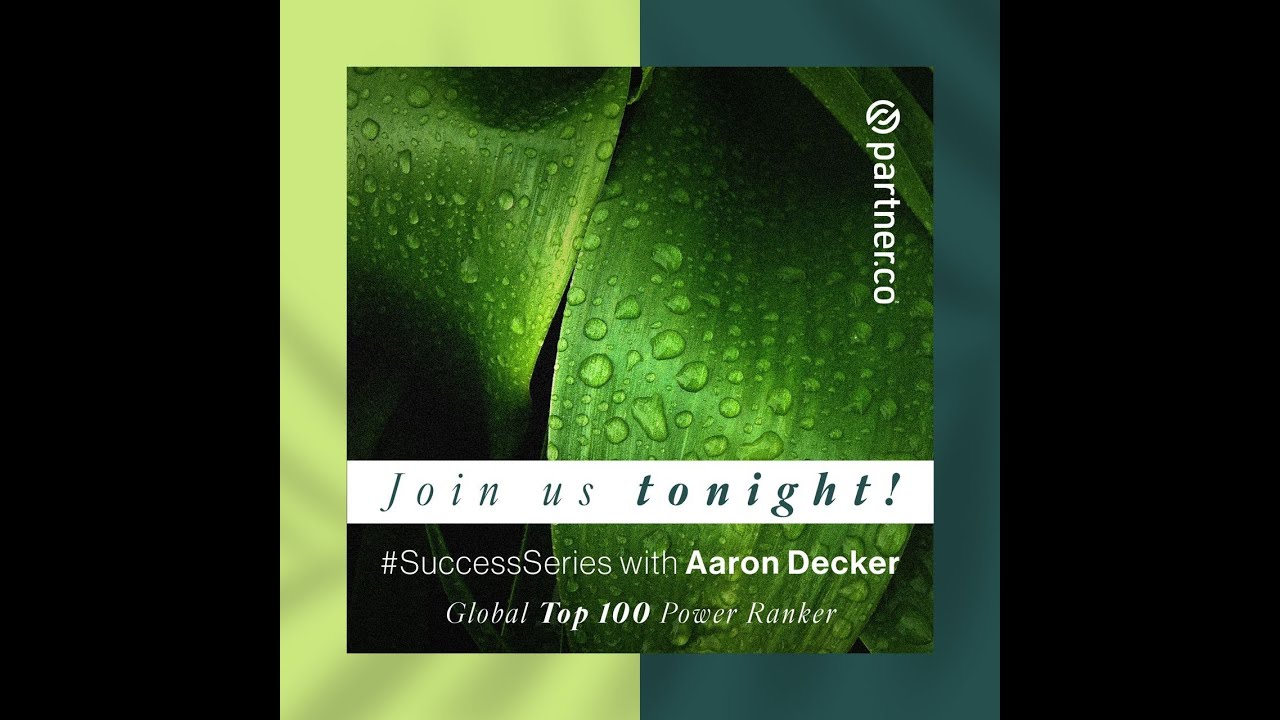 SUCCESS SERIES #3 WITH AARON DECKER - YouTube