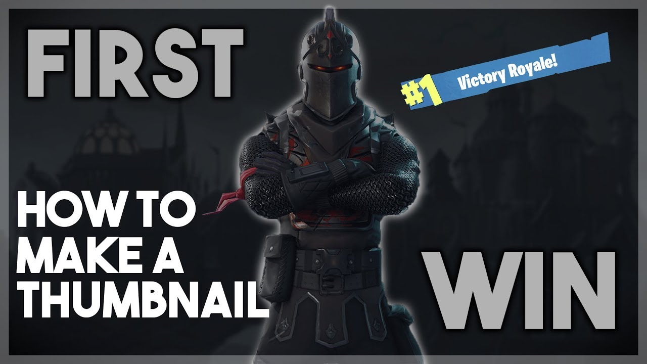 How to make a Fortnite themed thumbnail. - YouTube