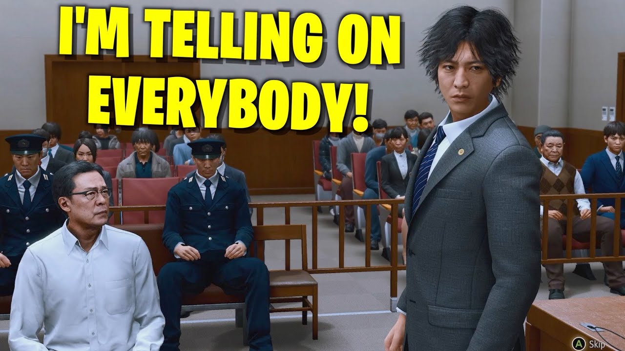I'M ABOUT TO SNITCH IN COURT! [ LOST JUDGMENT #28 ] - YouTube