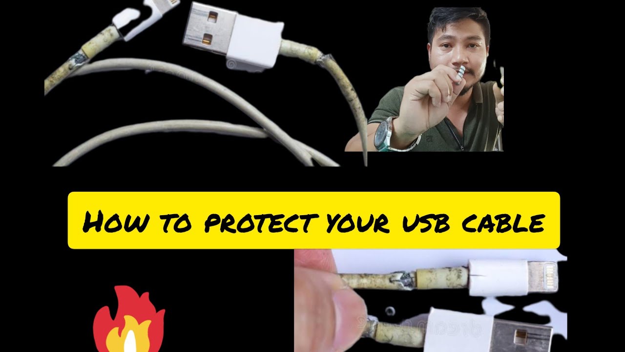 How to protect Your USB Cable #Cable Protector - YouTube