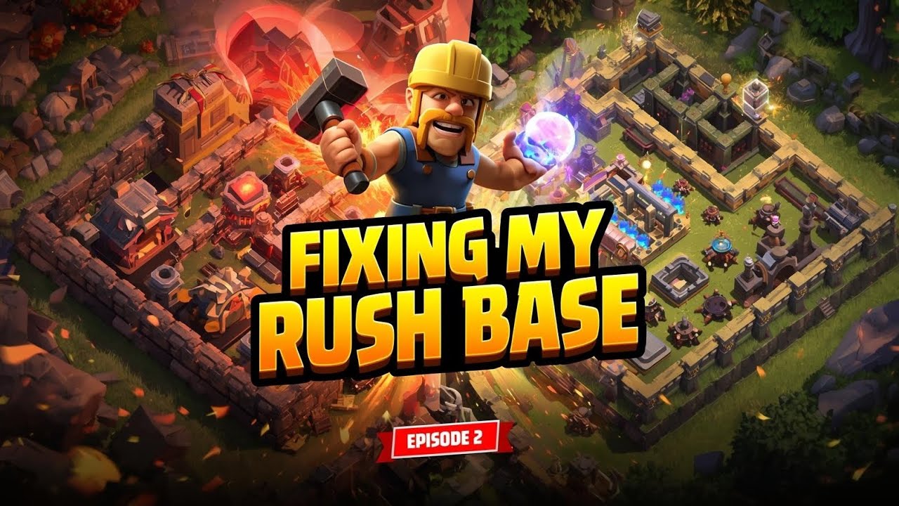 Rush Base to Max EP-2 | Fixing Walls Level 9 ️ 10 - YouTube