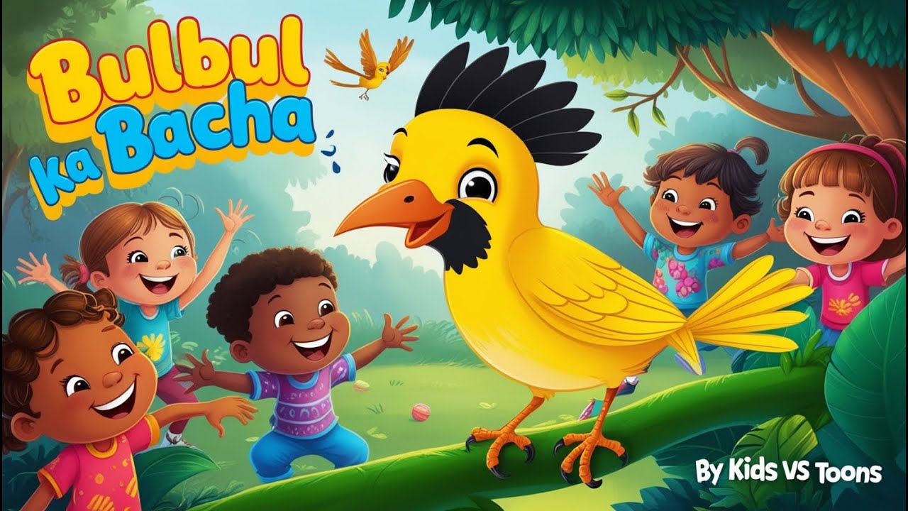 Bulbul Ka Bacha | Urdu Nursery Rhyme for Babies by @kidsvstoons ...