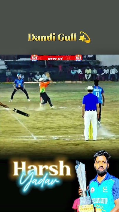 Harsh Yadav Bowling | Harsh Yadav Bowling in Deosar | Dandi Gull Wicket Reel | #dandigull # ...