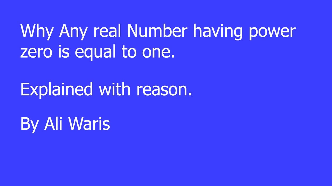 Why X Power 0 Is Equal To 1 In Urdu Secrets Of Mathematics YouTube why-x-power-0-is-equal-to-1-in-urdu-secrets-of-mathematics-youtube